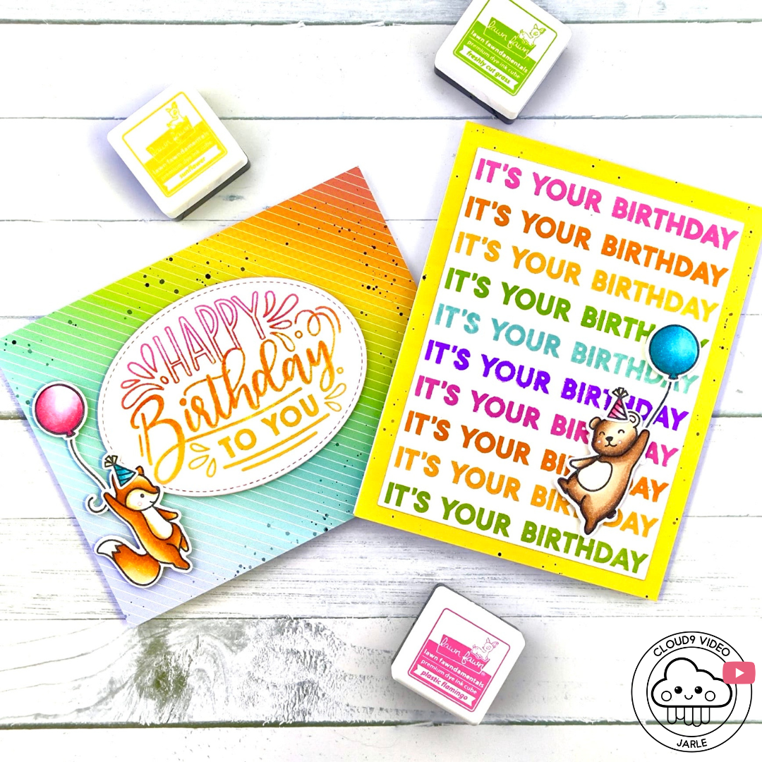 2 MISTI Techniques & Rainbow Cards! – Handmade card. Happy heart.